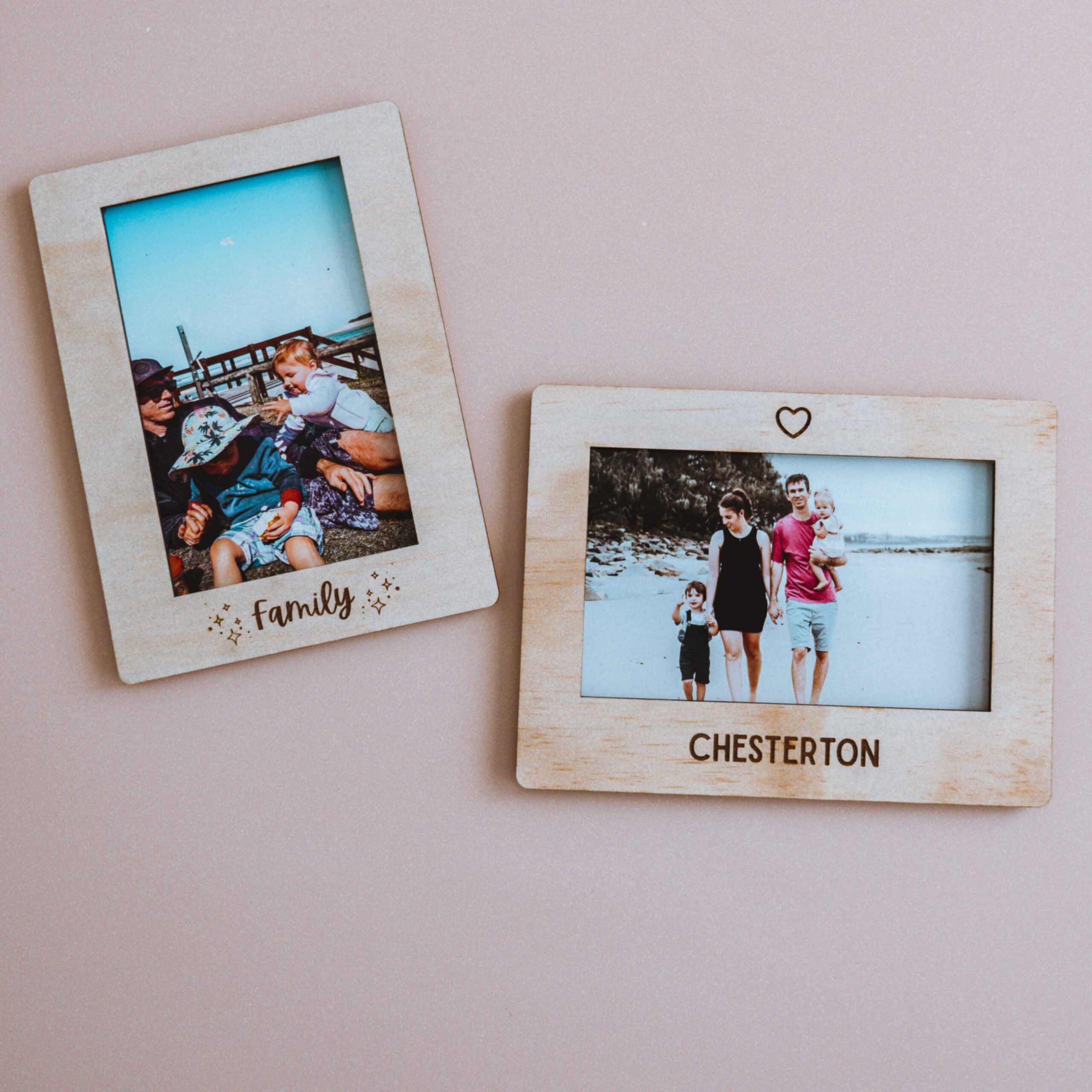 Magnetic Timber Photo Frames - Oh Coco
