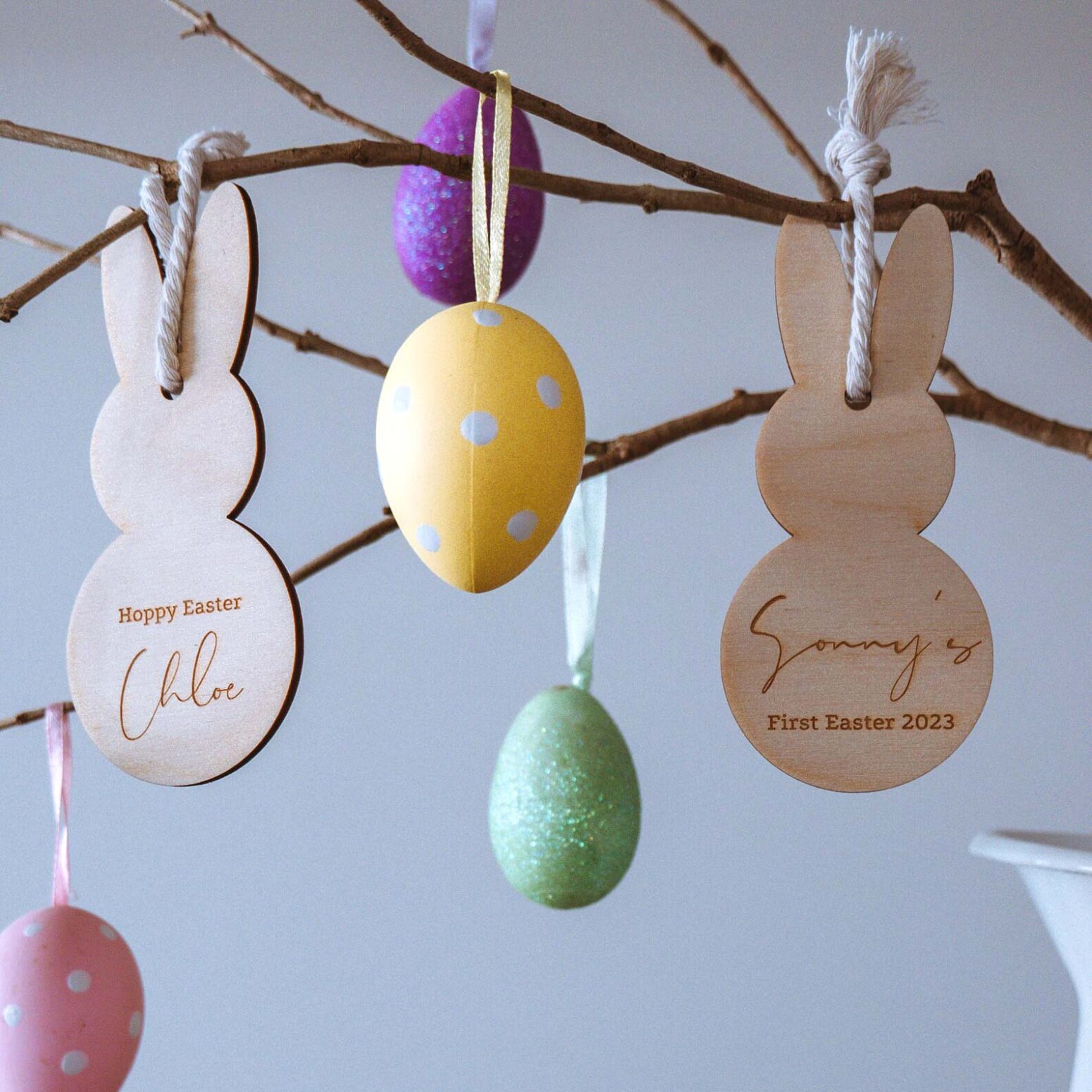 Easter Bunny Ornaments - Oh Coco