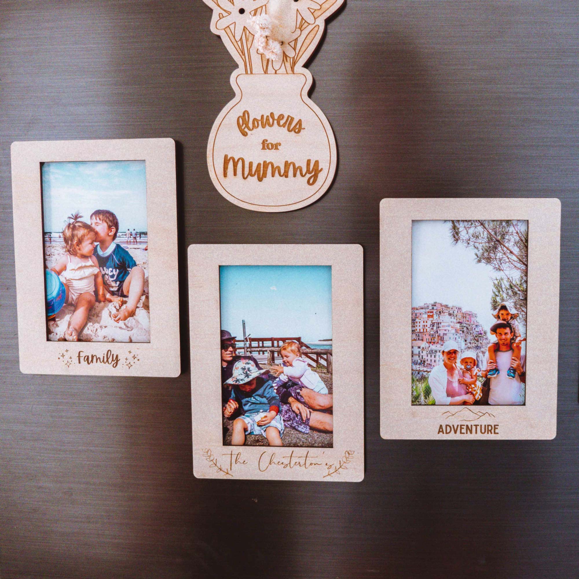 Magnetic Timber Photo Frames - Oh Coco