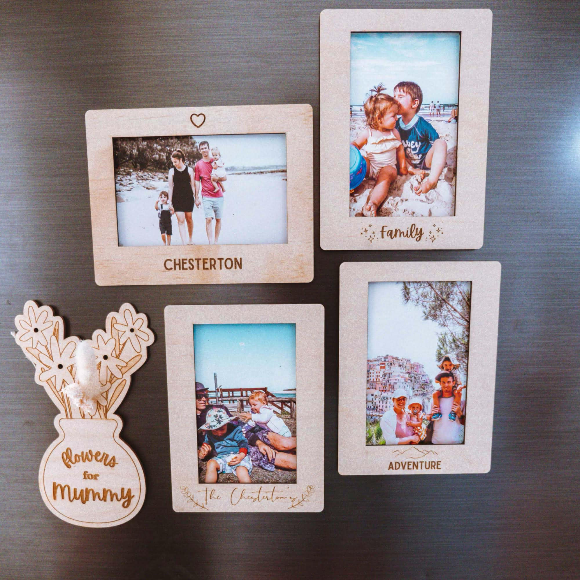 Magnetic Timber Photo Frames - Oh Coco